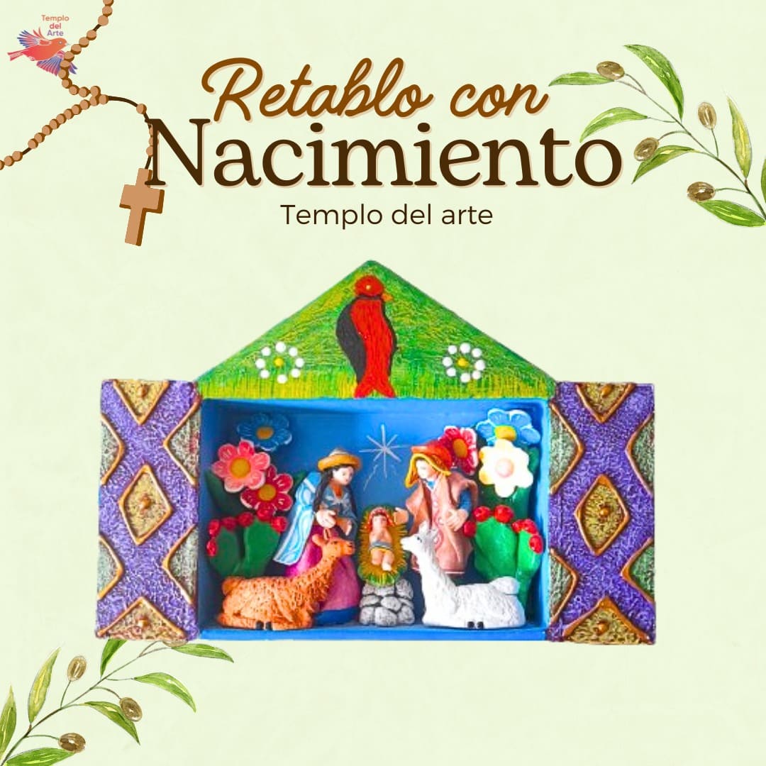 Retablo con Nacimiento – Templo del Arte